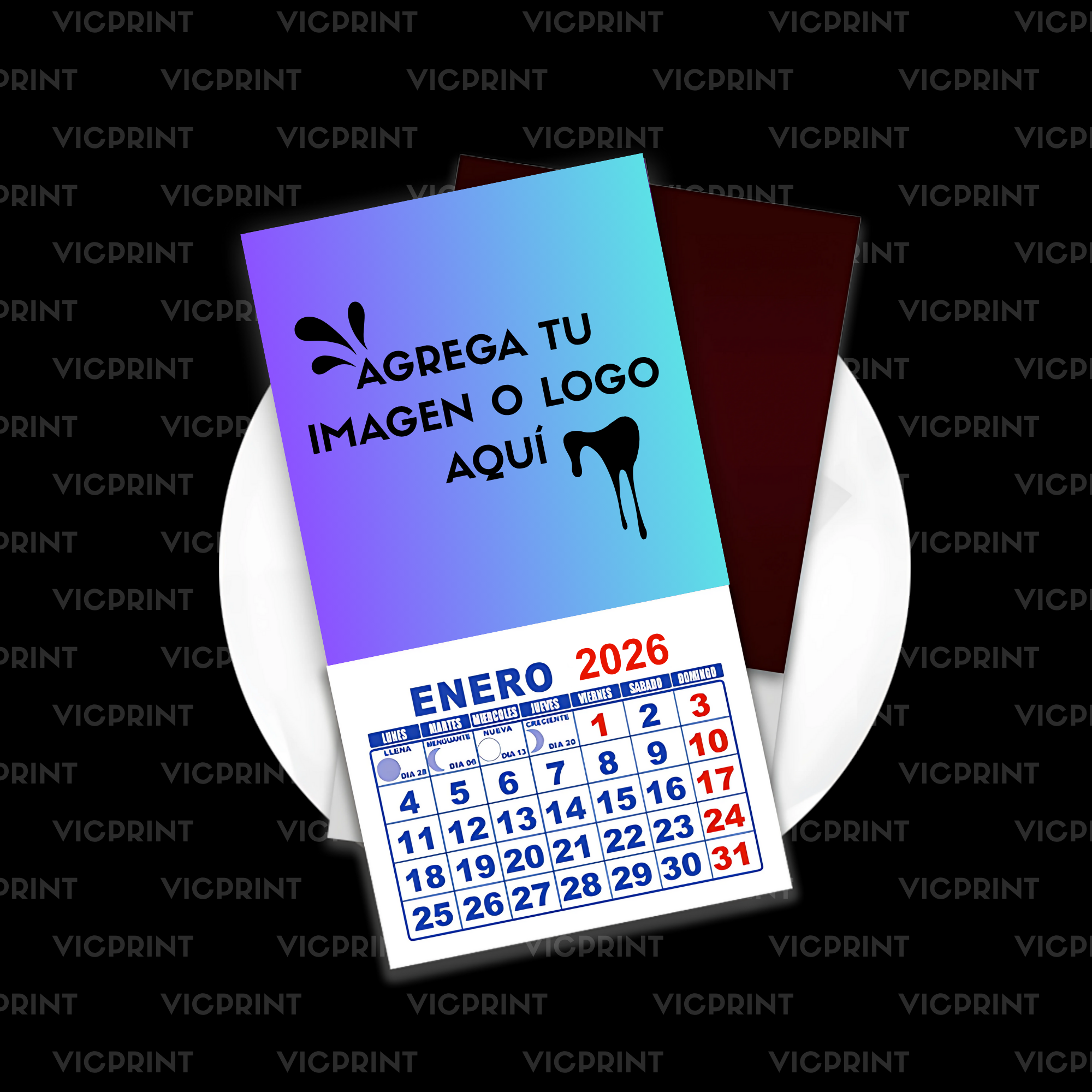 Mini calendario imantado – Vicprint